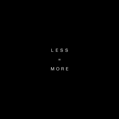 Less Equals More – You Know Jacques!